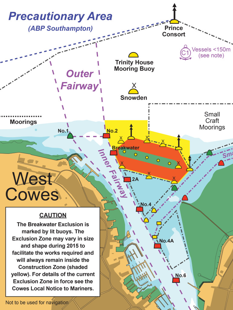 Cowes breakwater construction enters final phase
