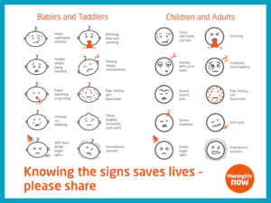 Make sure you know the signs of Meningitis. It's more than just a rash