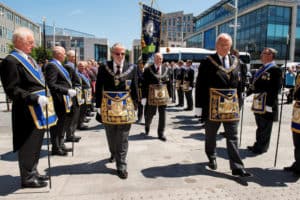 Southampton parade for Hampshire and the Isle of Wight Freemasons