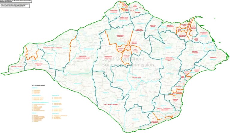 Interactive map shows how 30 Isle of Wight council boundaries will ...