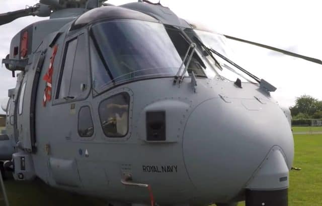 Look around the helicopter used by SBS to board the Nave Andromeda oil ...