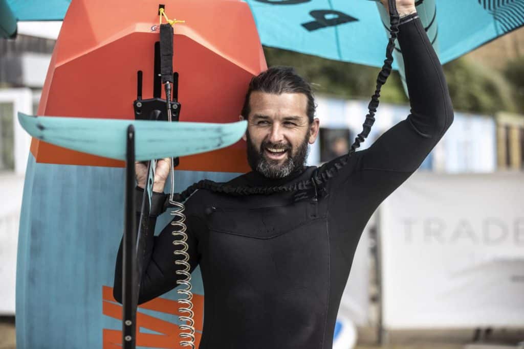 Isle of Wight windsurfing legend becomes first person ever to wing foil ...
