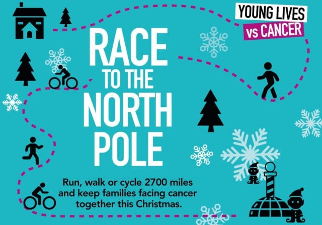 Race to the North Pole to help young people with cancer this Christmas