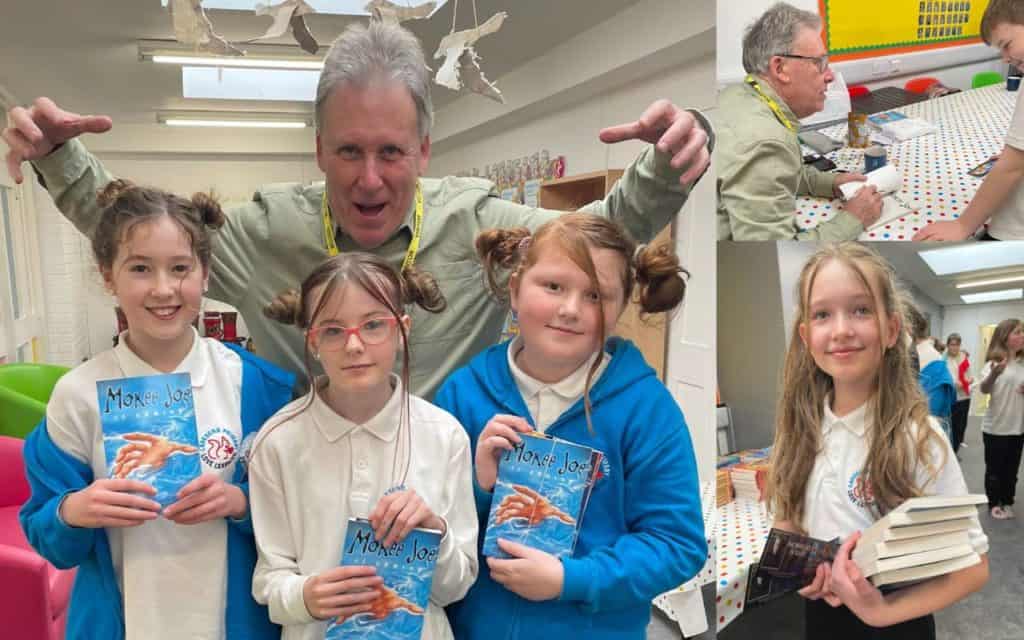 Mokee Joe author, Peter J Murray, visits Isle of Wight schools