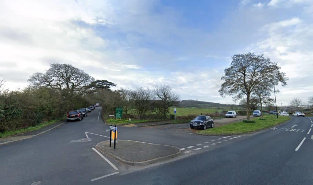 Crackdown on parking in lane by Isle of Wight Crematorium
