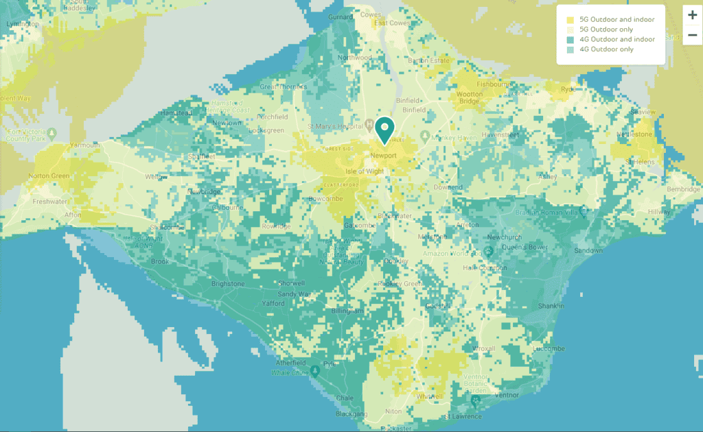 Isle of Wight 5G coverage: Mapped and compared
