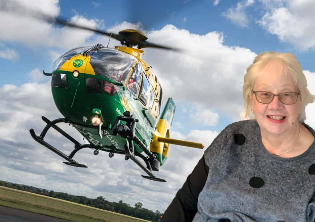 Isle of Wight holidaymaker thanks air ambulance crew for helping to ...