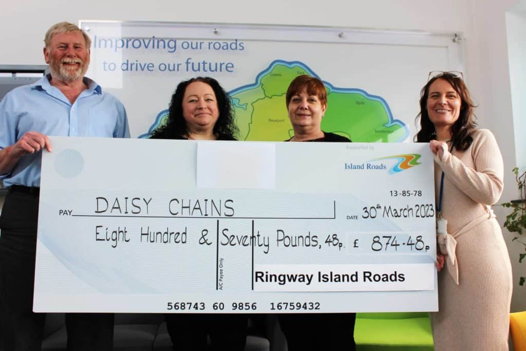 Island Roads staff dedicate two years of fundraising to support Daisy ...