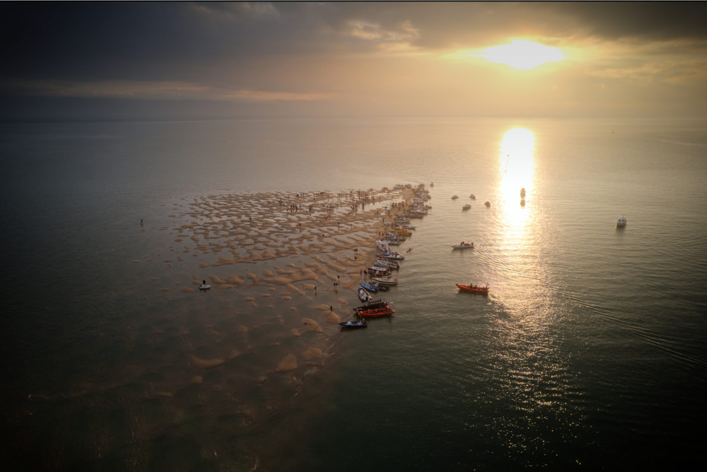 Bramble Bank Cricket 2023: Spectacular aerial views (photos and video)