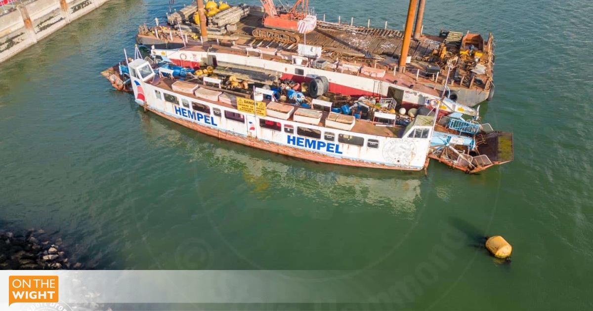 Drone pics show current state of Floating Bridge 5 - Rusting away in ...