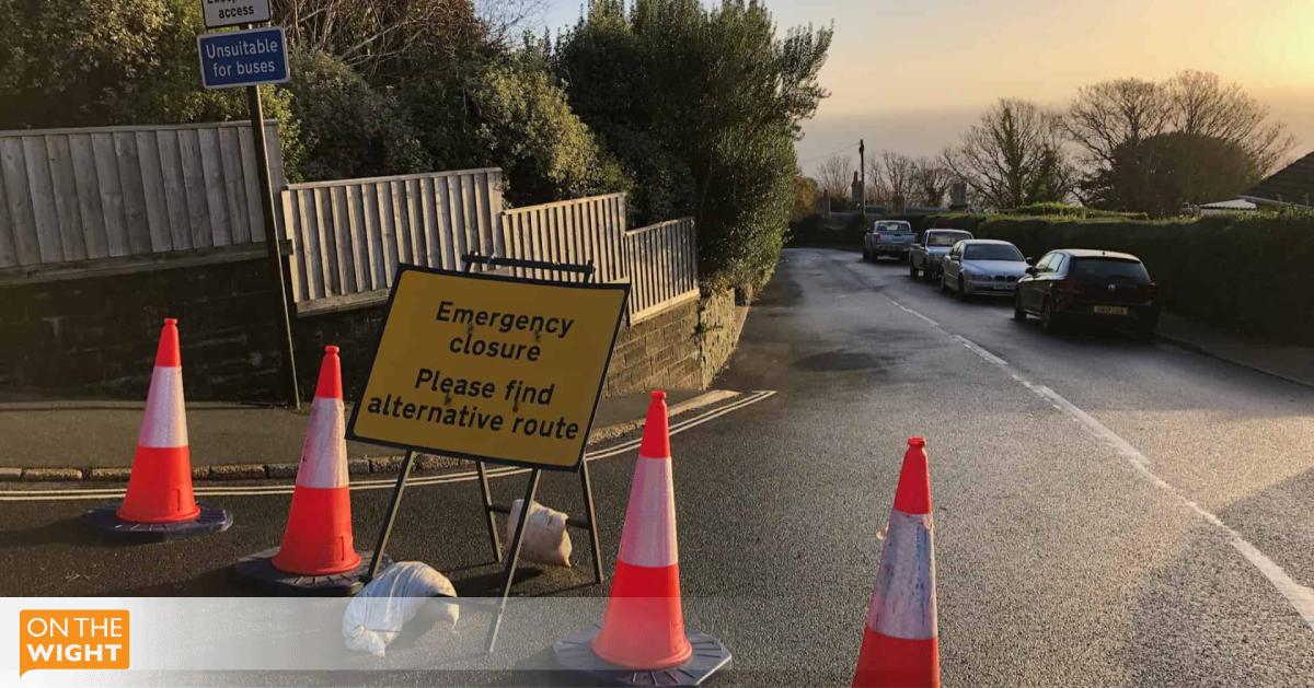 Entry to Ventnor town from Shanklin still closed, but access via Wroxall to open from 5pm
