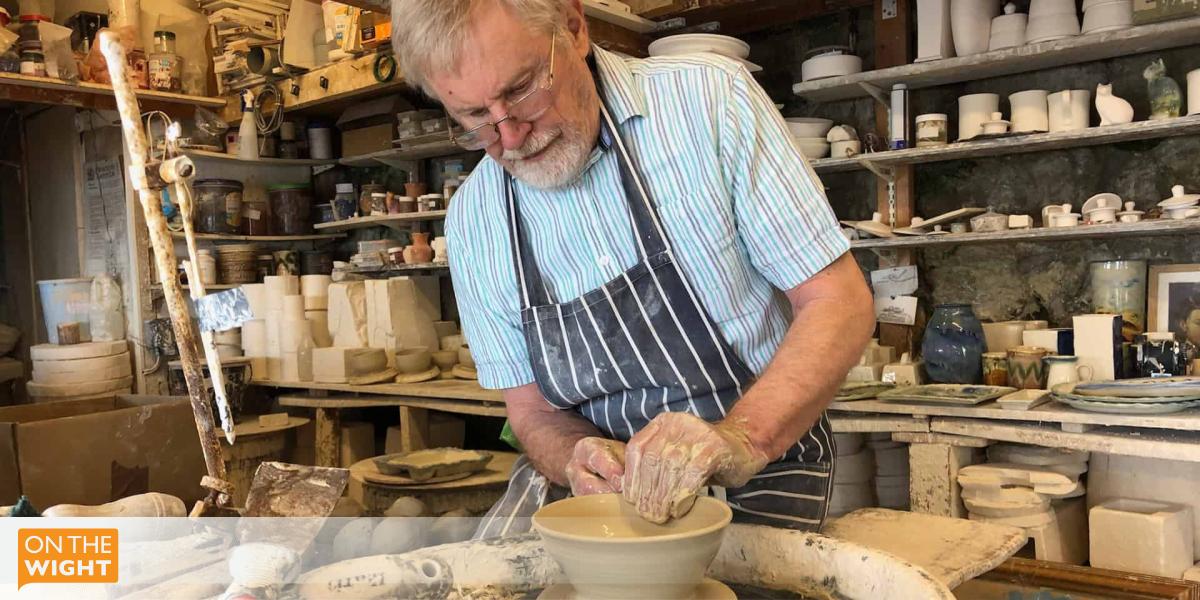 Andrew Bristow: 50 years of craftsmanship at Bonchurch Pottery studio ...