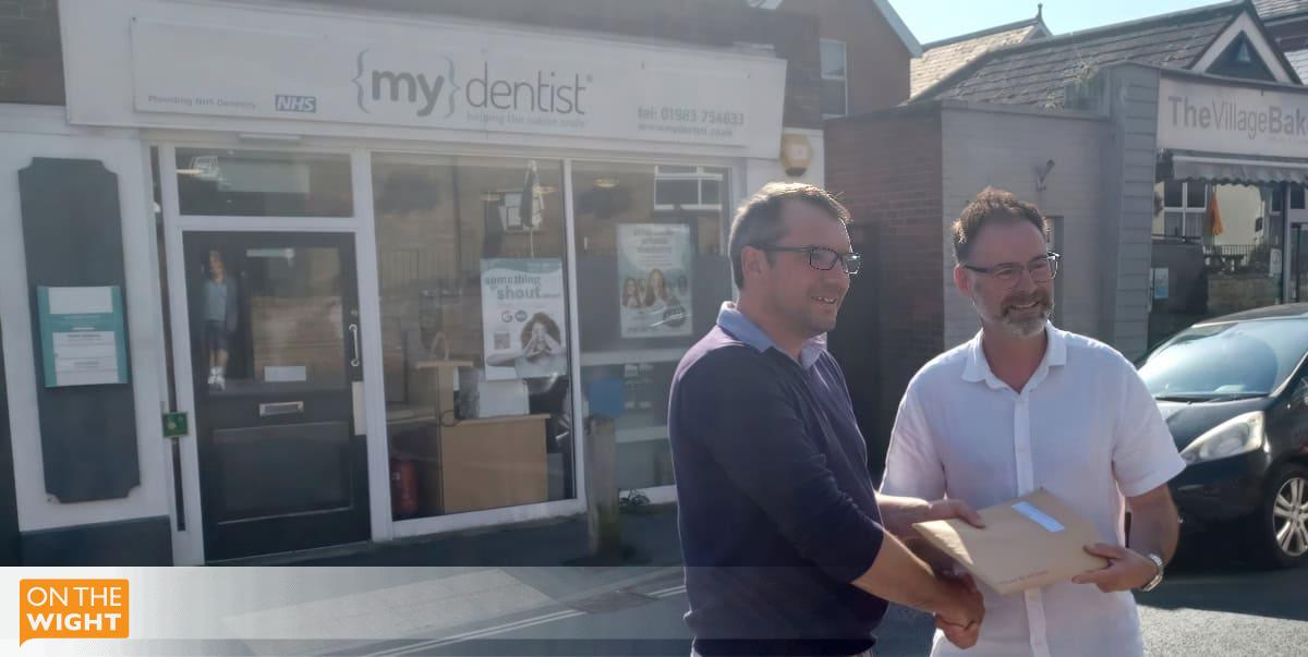 Petition calling for improved dental access in West Wight handed over ...