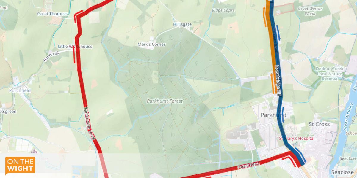 Diversion route map released ahead of Horsebridge Hill roadworks